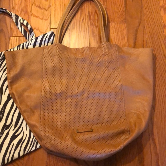Linea Pelle | Bags | Linea Pelle Perforated Leather Tote | Poshmark